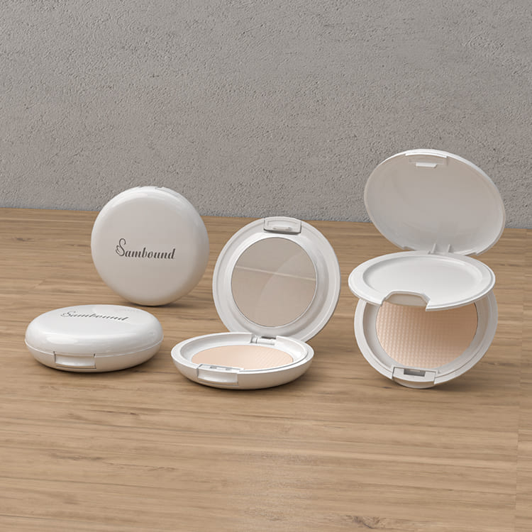 With powder puff layer powder compact - CÔNG TY TNHH SAMBOUND VIỆT NAM